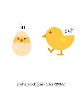 Opposite Out Vector Illustration Stock Vector (Royalty Free) 1022729092 ...
