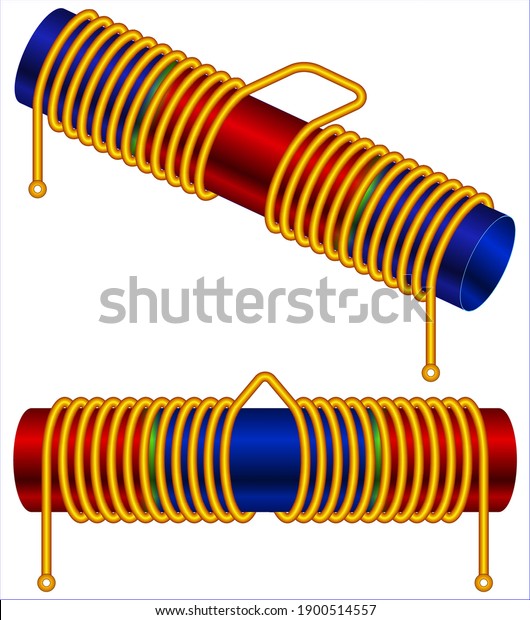 Opposite Wound Coils Partnered Output Coils Stock Vector (Royalty Free ...