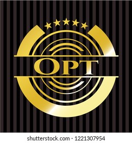 Opt Shiny Badge Stock Vector (Royalty Free) 1221307954 | Shutterstock