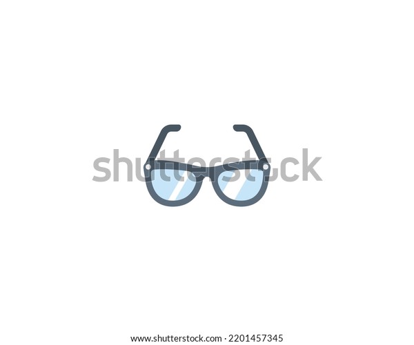 Optic Glasses Vector Isolated Emoji Icon Stock Vector (Royalty Free ...