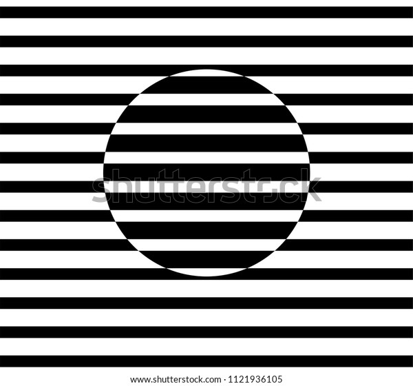 Optical Art Black Line Vector Op Stock Vector (Royalty Free) 1121936105 ...