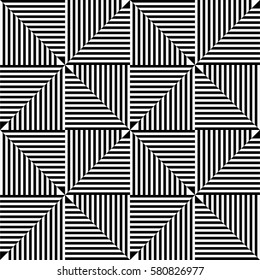 Optical Art Geometric Shape Pattern Background Stock Vector (Royalty ...