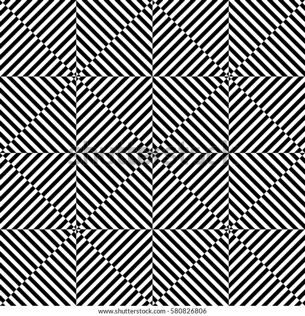 Optical Art Geometric Shape Pattern Background Stock Vector (Royalty ...