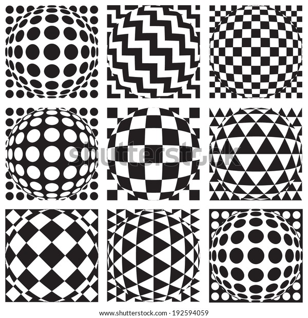 Optical Art Vector Fisheye Lens Effects: vector de stock (libre de ...