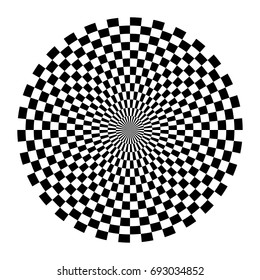 Optical Circle Circular Op Art Element Stock Vector (Royalty Free ...