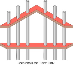 Optical Illusion Impossible Figure Pipes That Stock Vector (Royalty ...