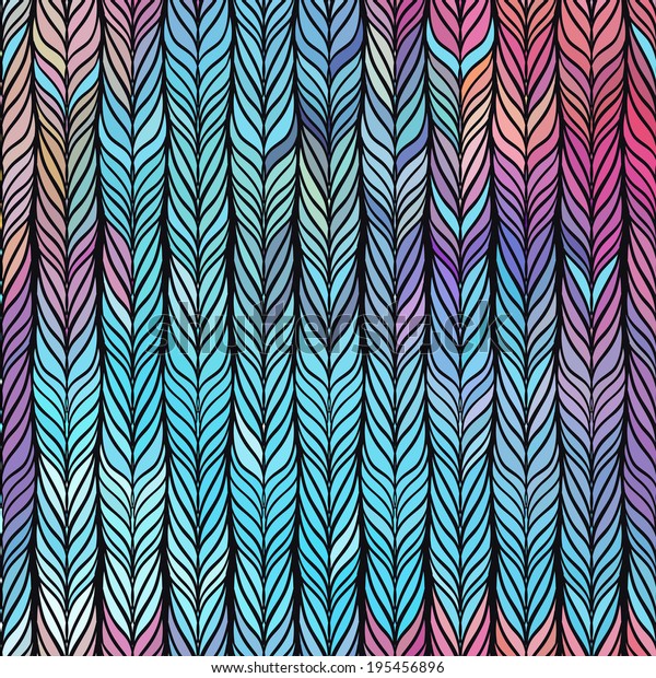 Optical Illusion Multicolor Abstract Seamless Pattern Stock Vector ...