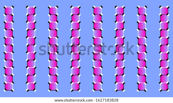 Optical Illusion When Moving Images Apparent Stock Vector (Royalty Free ...