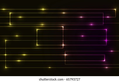 Optical Neon Poster Vector Illustration Stock Vector (Royalty Free ...