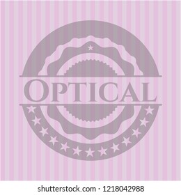 Optical Pink Emblem Retro Stock Vector (Royalty Free) 1218042988 ...