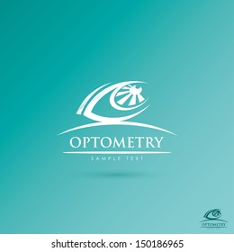 Optometry Clinic Label Vector Illustration Stock Vector (Royalty Free ...