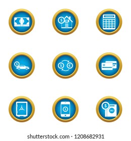Opulence Icons Set Flat Set 9 Stock Vector (Royalty Free) 1208682931 ...