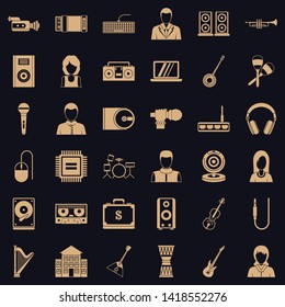 Opus Icons Set Simple Set 36 Stock Vector (Royalty Free) 1418552276 ...