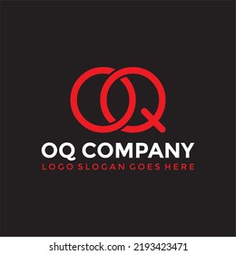 Oq Letter Circle Logo Vector Image Stock Vector (Royalty Free ...