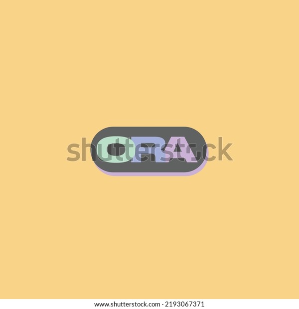 Ora Logo Text Logo Typography Graphic Stock Vector (Royalty Free ...