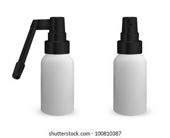 Oral Spray Bottles Stock Vector (Royalty Free) 100810387 | Shutterstock