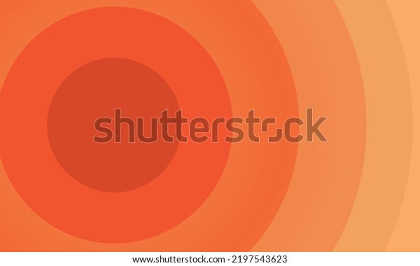 Orange Abstract Background 3d Circle Tiles Stock Vector (Royalty Free ...