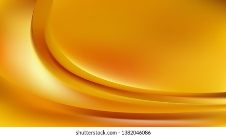 Orange Abstract Wave Background Graphic Stock Vector (Royalty Free ...