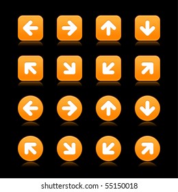 Orange Arrow Sign Web 20 Internet Stock Vector (Royalty Free) 55150018 ...