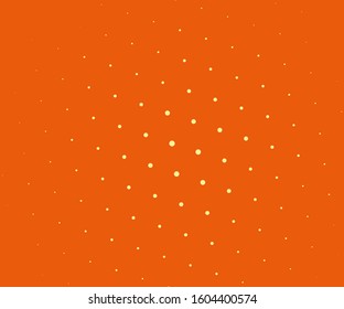 Orange Background Cartoon Style Modern Art Stock Vector (Royalty Free ...