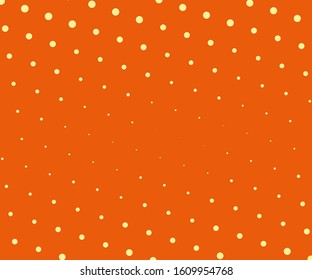 Orange Background Cartoon Style Modern Art Stock Vector (Royalty Free ...