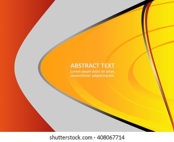 Orange Black Background Vector Infographic Information Stock Vector ...