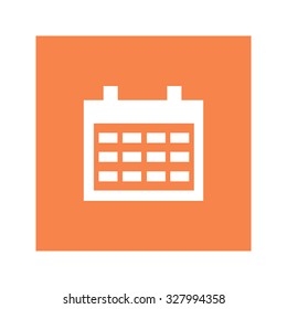 Calendar Icon Trendy Flat Style Isolated Stock Vector (Royalty Free ...