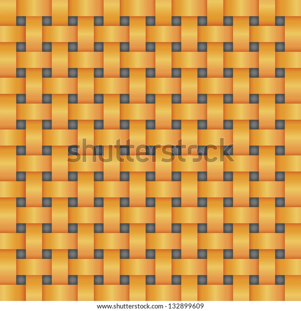 Orange Color Basket Weave Texture Vector Stock Vector (Royalty Free ...