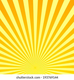Orange Color Burst Background Vector Illustration Stock Vector (Royalty ...