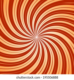 Orange Color Burst Background Vector Illustration Stock Vector (Royalty ...