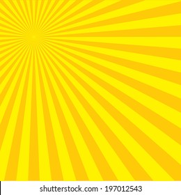 Orange Color Burst Background Vector Illustration Stock Vector (Royalty ...