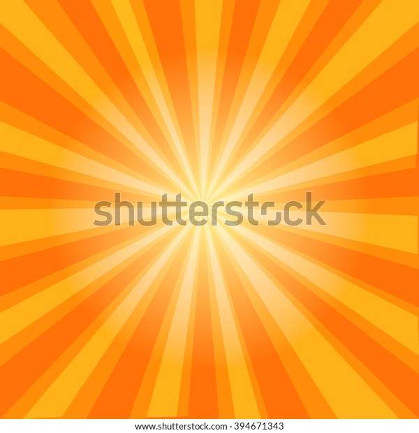 Orange Color Burst Background Vector Stock Vector (Royalty Free ...