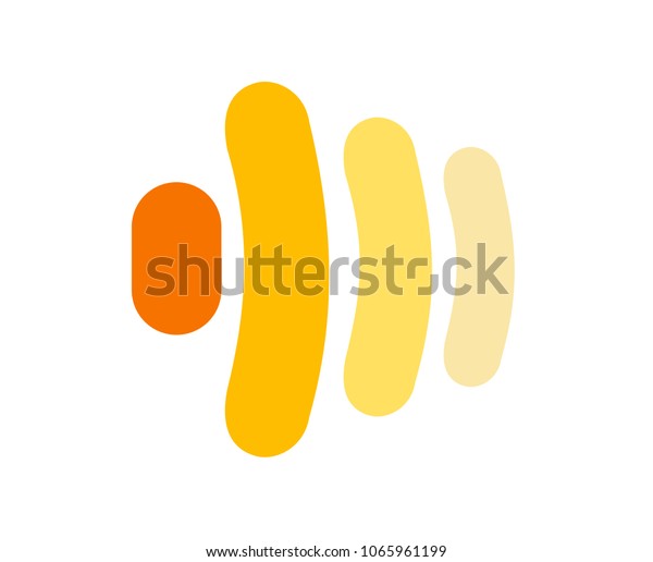Orange Color Chart Bar Diagram Report Stock Vector (Royalty Free ...