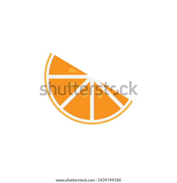 Orange Fruit Clip Art Graphic Design Stock Vector (Royalty Free ...