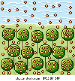 349 Pixel tangerine Images, Stock Photos & Vectors | Shutterstock