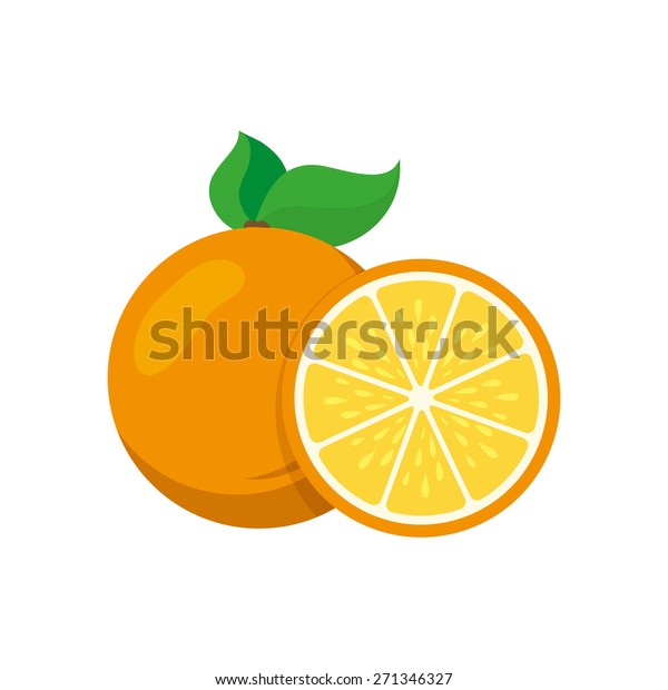 Orange Isolated Icon Pictogram Eps 10 스톡 벡터(로열티 프리) 271346327