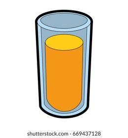 Juice Glass Icon Stock Vector (Royalty Free) 670330477