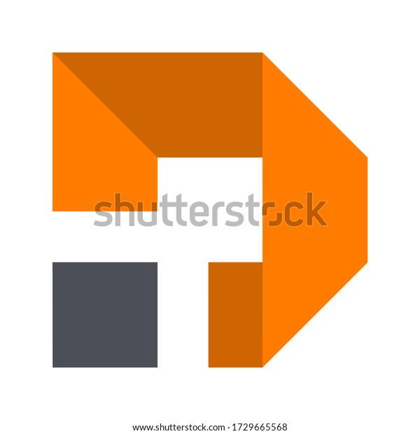 Orange Letter D 3d Stock Vector (Royalty Free) 1729665568 | Shutterstock