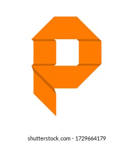 Orange Letter P 3d Stock Vector (Royalty Free) 1729664179 | Shutterstock