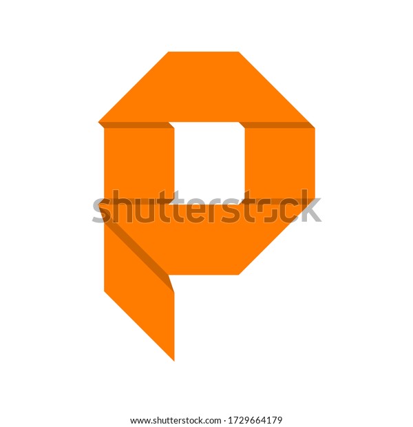 Orange Letter P 3d Stock Vector (Royalty Free) 1729664179 | Shutterstock