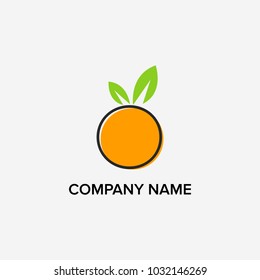 Orange Logo Design Stock Vector (Royalty Free) 1032146269 | Shutterstock