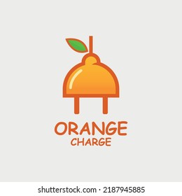 Orange Logo Design Electric Stacker Shape Stock Vector (Royalty Free ...