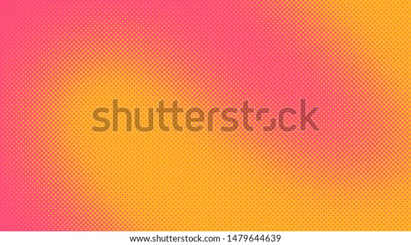 Orange Magenta Retro Comic Pop Art Stock Vector (Royalty Free ...