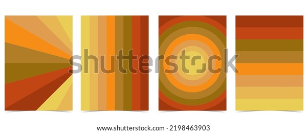 Orange Palate Colour Background Design Stock Vector (Royalty Free ...