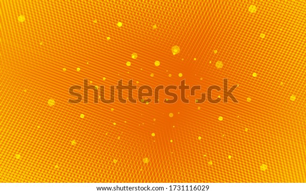 Orange Pop Art Background Pop Art Stock Vector (Royalty Free ...