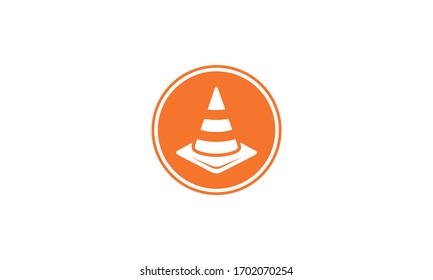 Orange Safety Cone Vector Icon Stock Vector (Royalty Free) 1702070254 ...