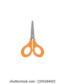 Orange Scissor Vector Illustration Isolated On Stock Vector (Royalty ...