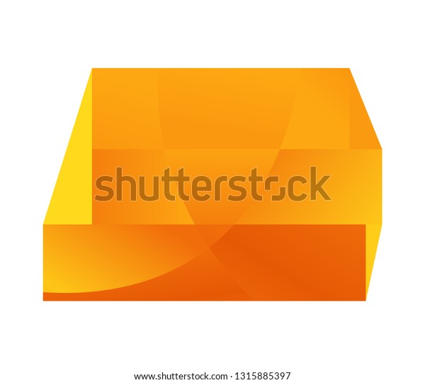 Orange Symbol Vector Icon Isolated On Stock Vector (Royalty Free ...