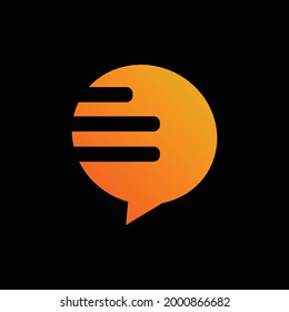 Orange Talk Story Logo Design Stock Vector (Royalty Free) 2000866682 ...