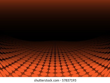 Orange Techno Vector Arena Illustration Stock Vector (Royalty Free ...